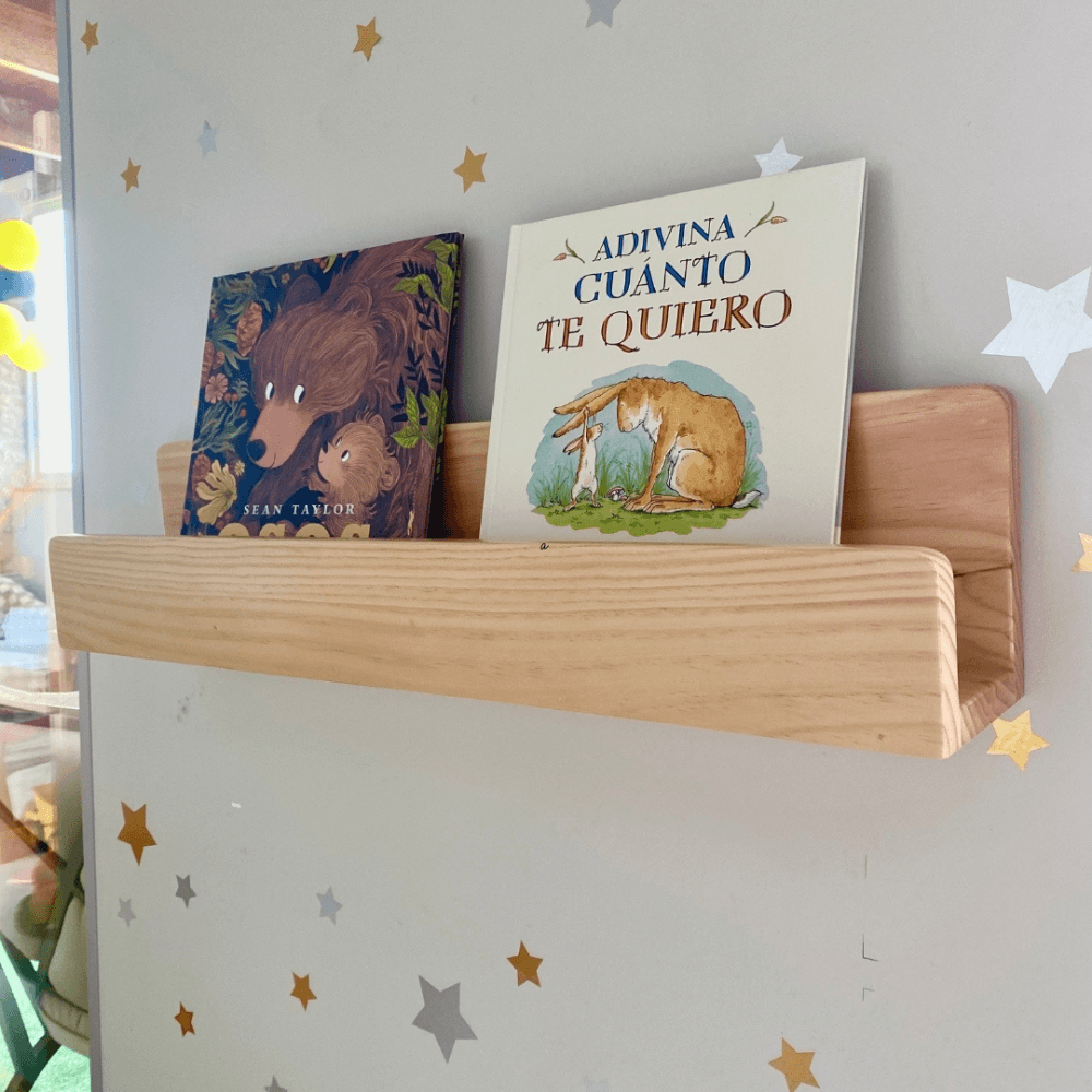 Repisa Librero - Madera natural - Dadácticos