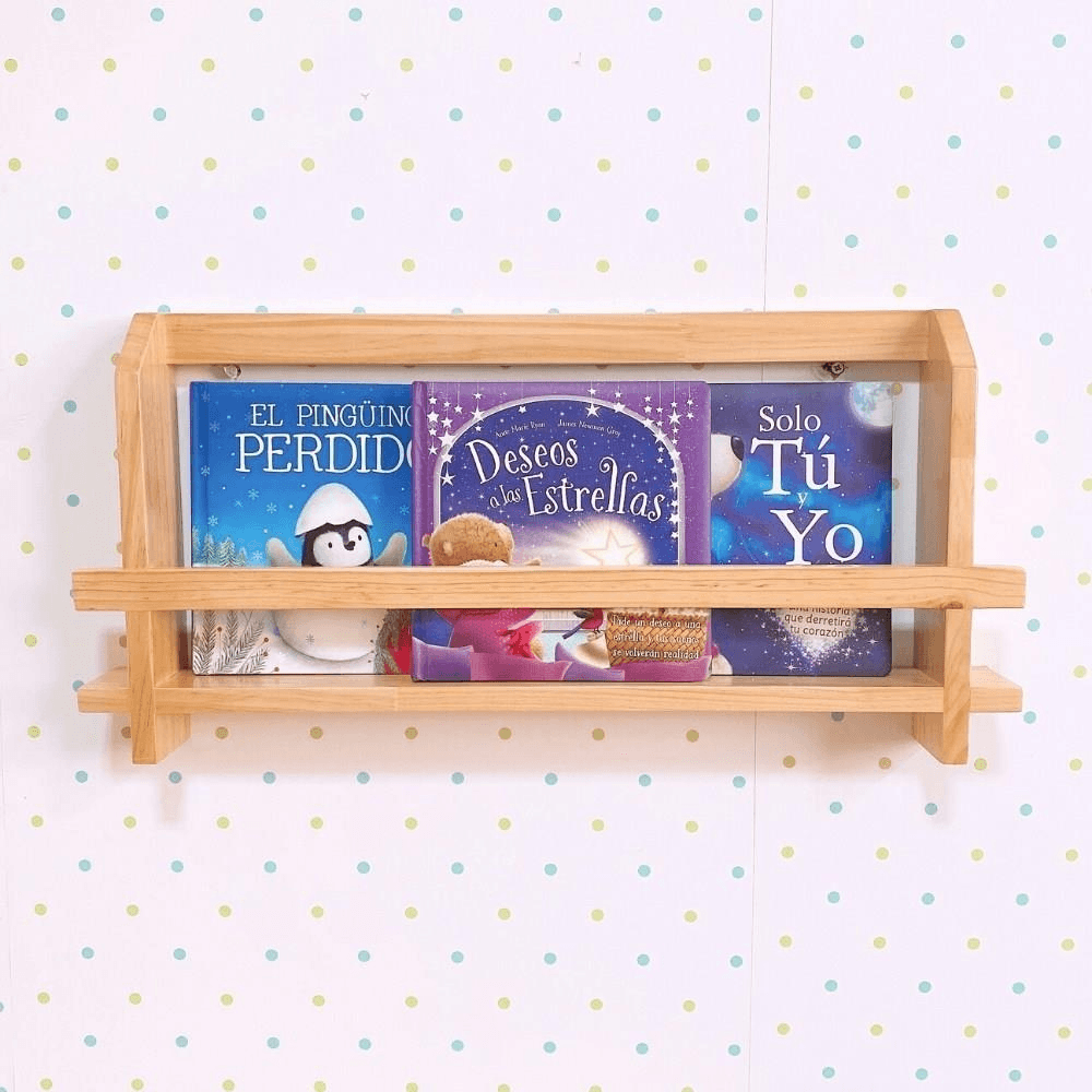 Repisa librero natural - Dadácticos